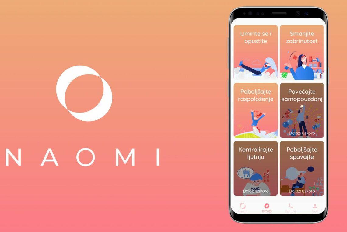 NAOMI: hrvatska aplikacija za mentalno zdravlja dostupna svima